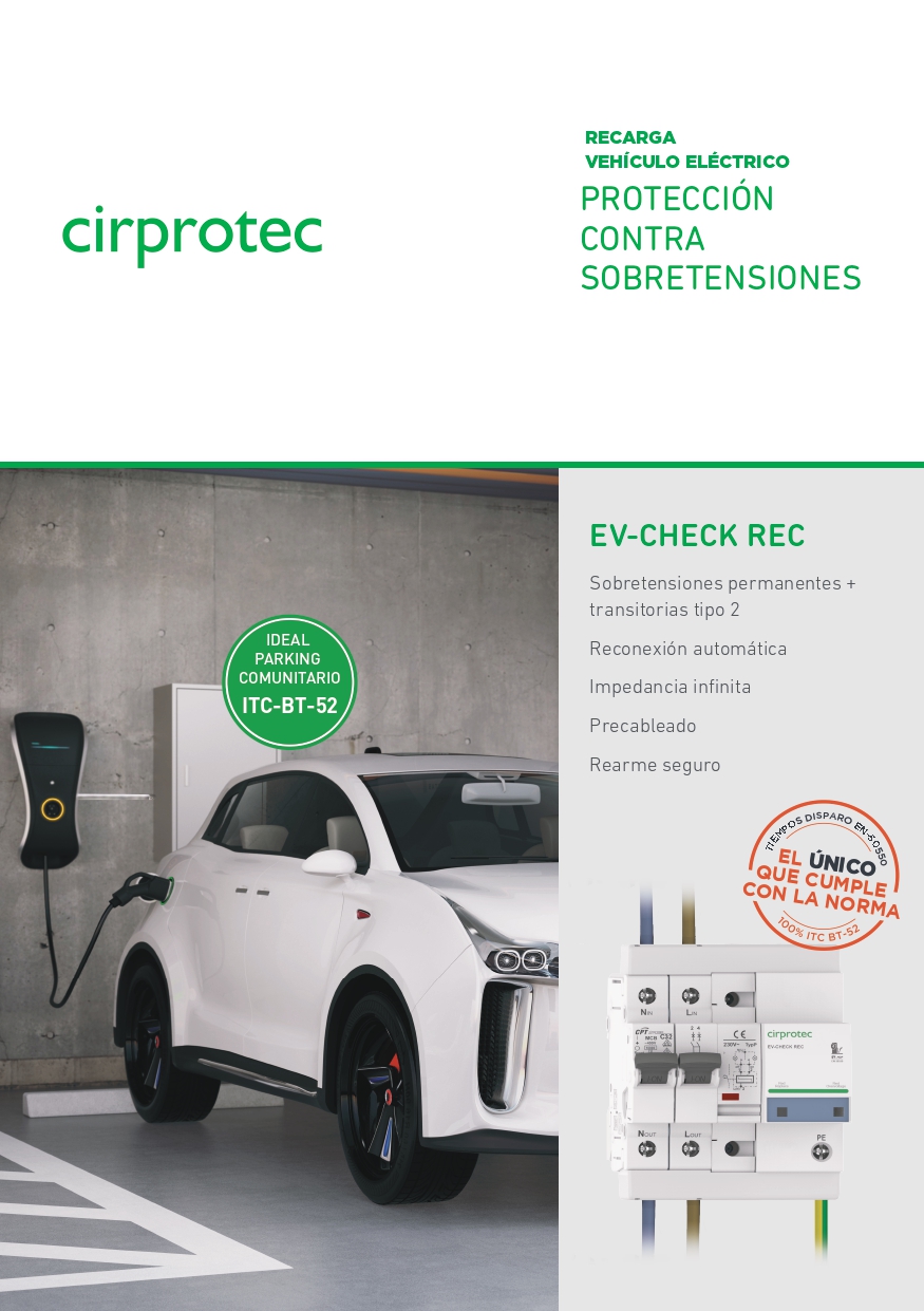 GAMA EV-CHECK DE CIRPROTEC. – Electro Idella
